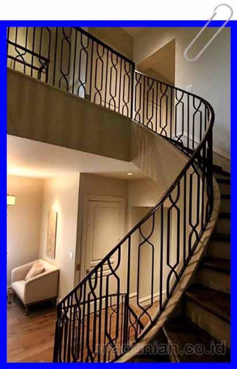 Railing Tangga Besi Minimalis Model Terbaru - Madaniah™